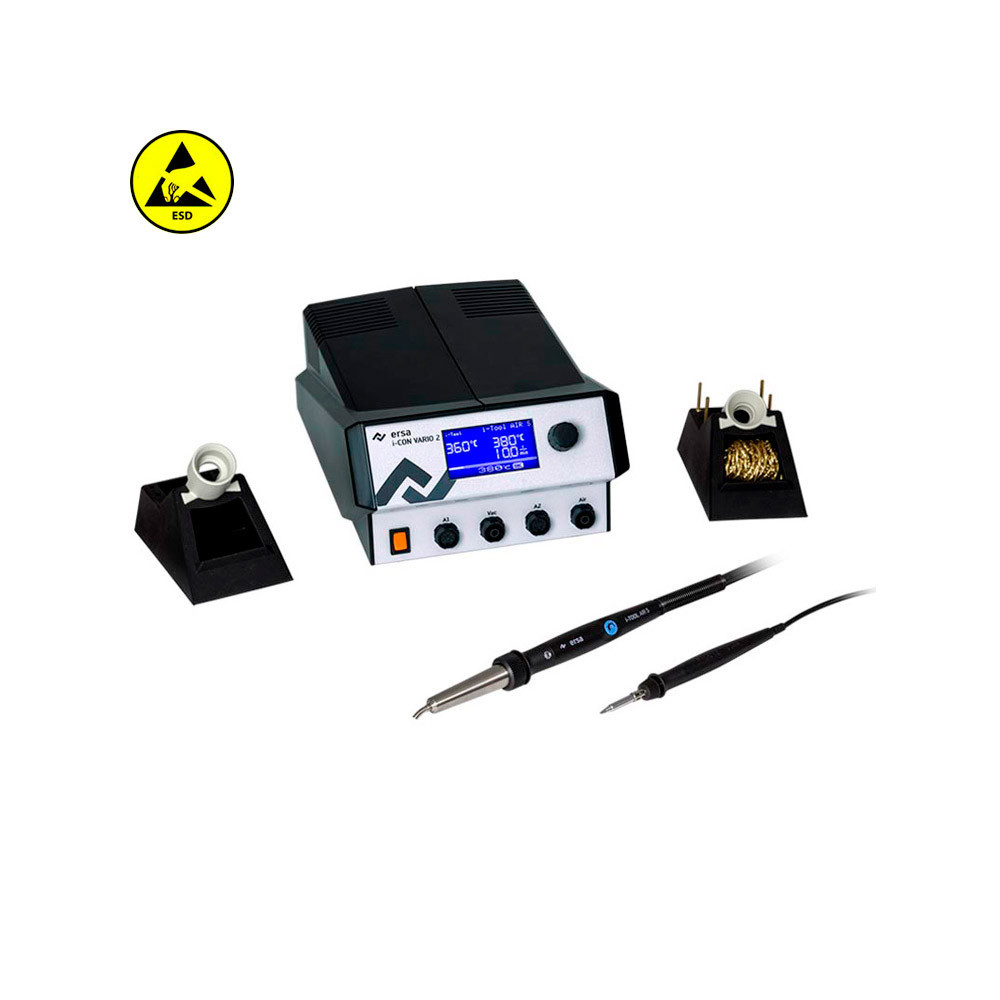 Poirot | Estación Ersa Icon Vario 2 con cuatín Itool Air S y I-Tool,